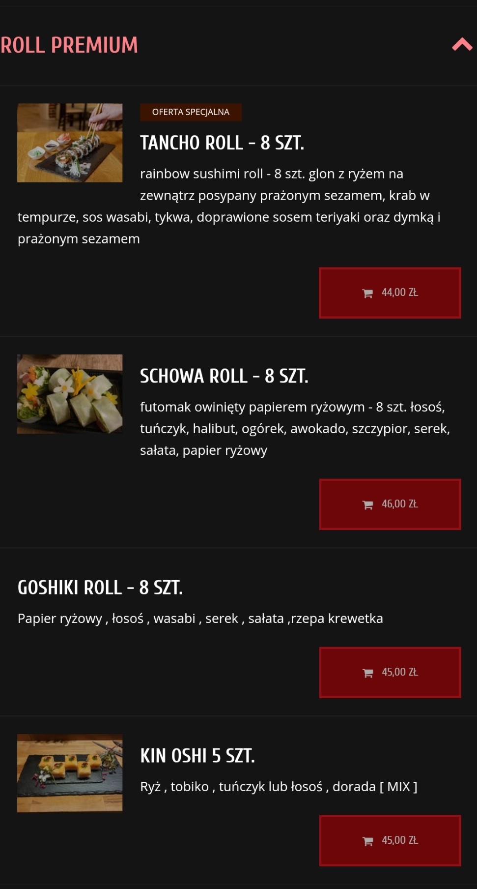 SUSHI KOI FISH - Jedzenie na dowóz Kraków